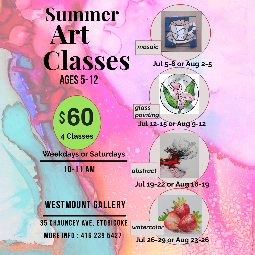 Children Summer Art Classes - Westmount Gallery